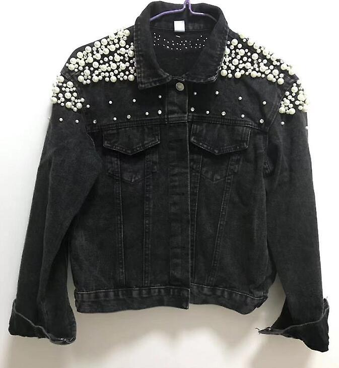 Custom Pearl Denim Jacket Mrs Custom Jacket For Bride Wedding Babe Jac ...