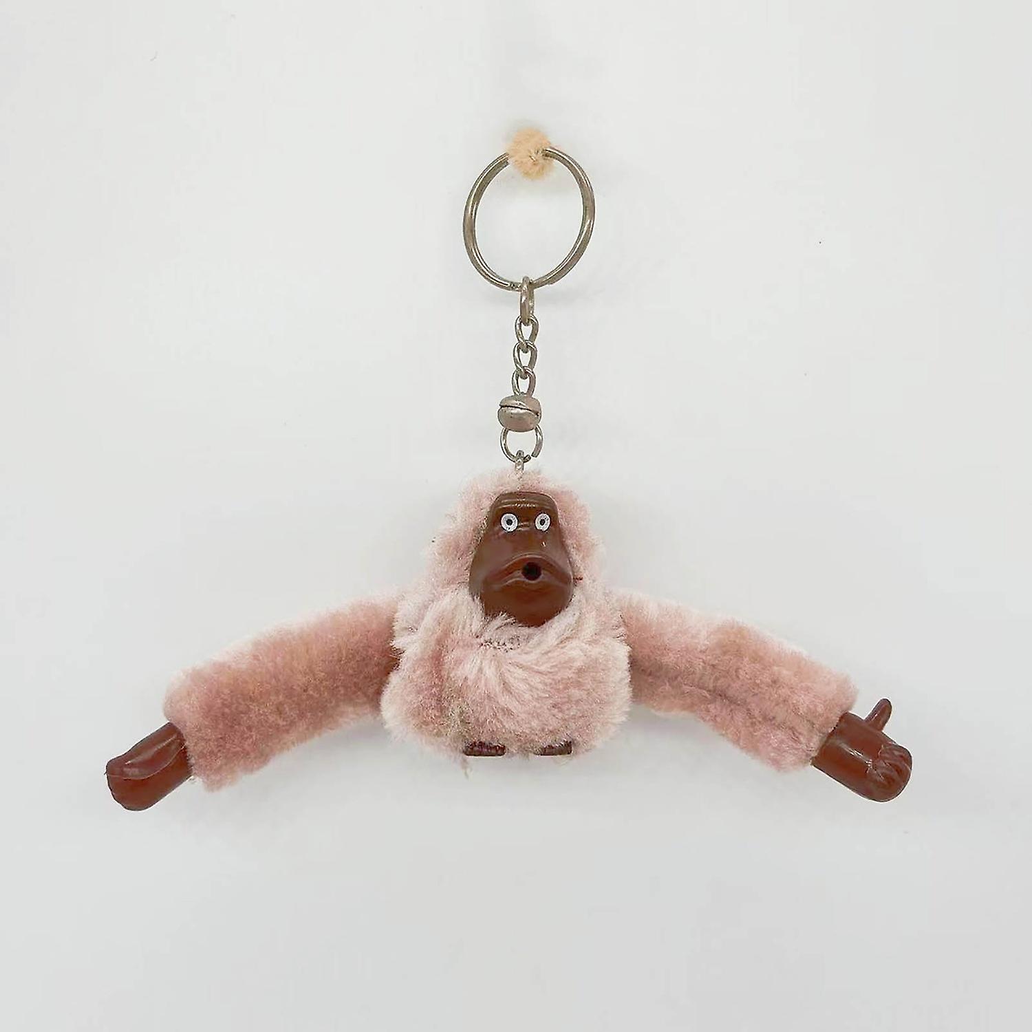 Orangutan Key Chain Cartoon Plush Furry Three-dimensional Realistic ...