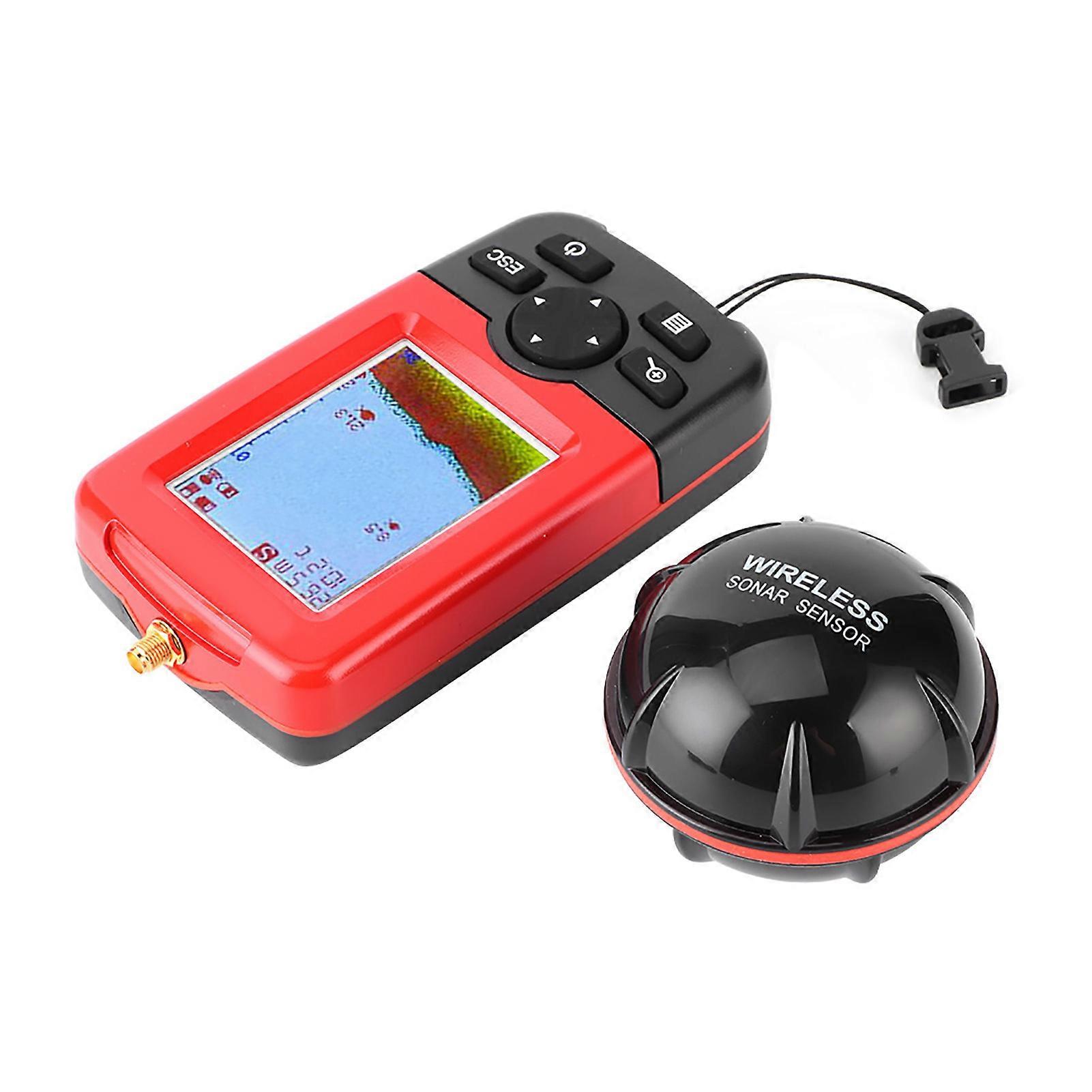Wireless Sonar Sensor Fish Finder - 2148ft Depth, 100m Range - Ideal ...