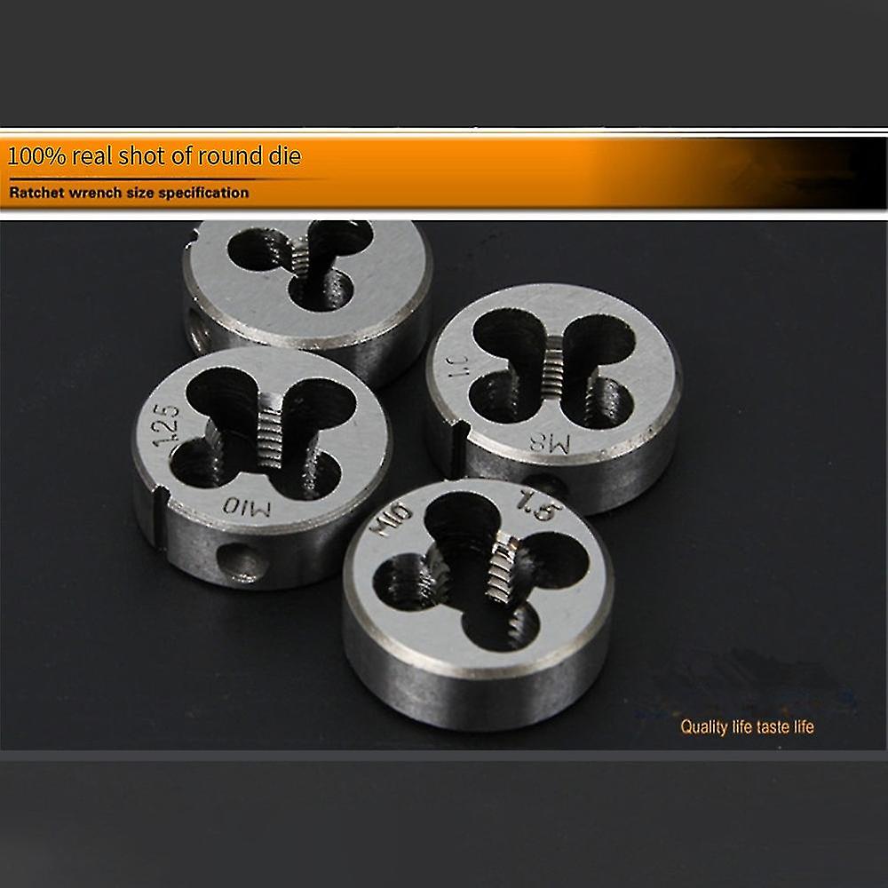 Rechter schroefdraad Matrijs M1 M2 M3 M4 M5 M6 M7 M8 M10 M12 M13 M14 M16 Metalen schroefdraad ...