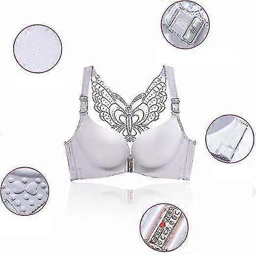 Comfort Rose Bra, Floral Secrets Comfort Rose Bra, Front Closure Lace ...