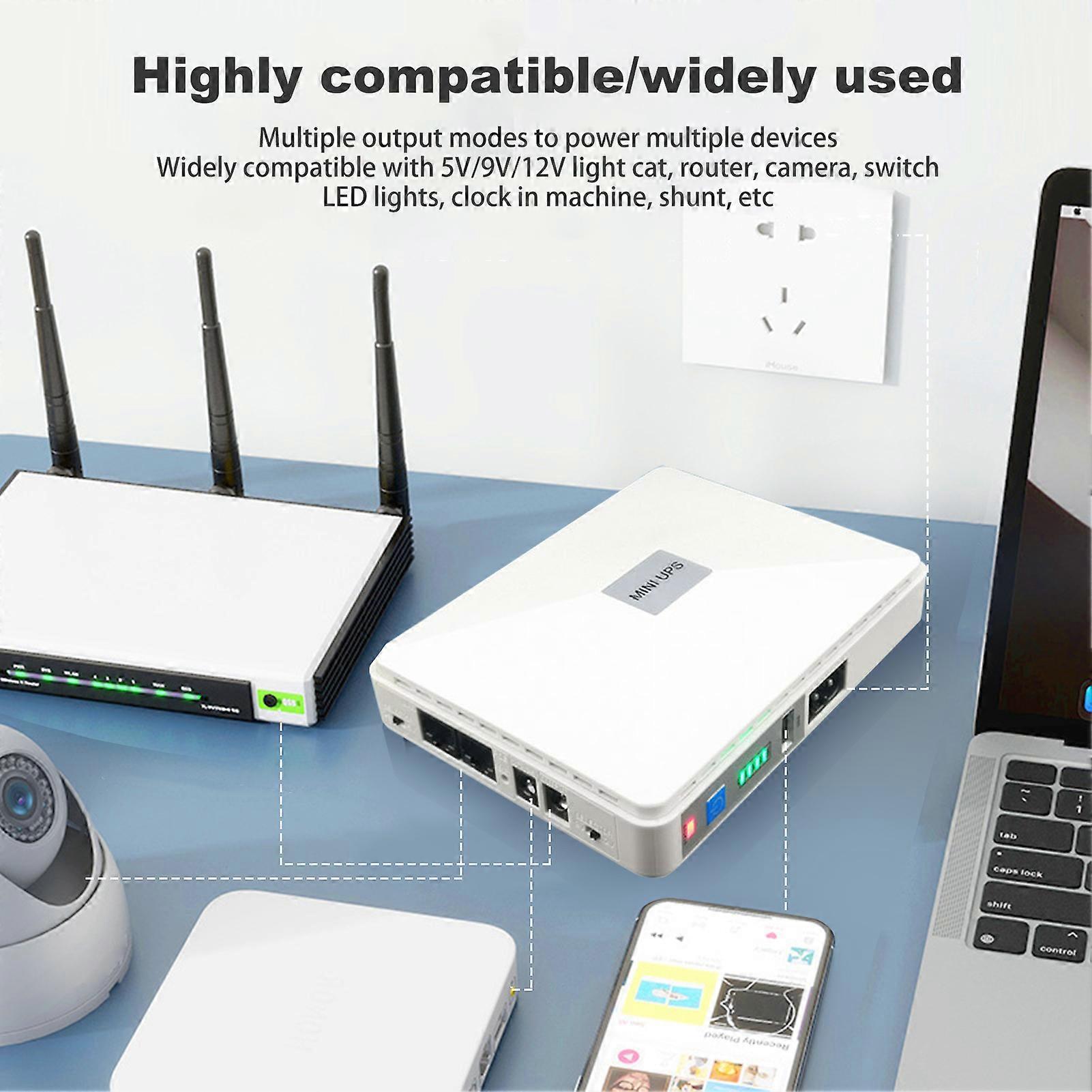 Uninterruptible Power Supply Compact Portable Flame-Retardant Overload ...