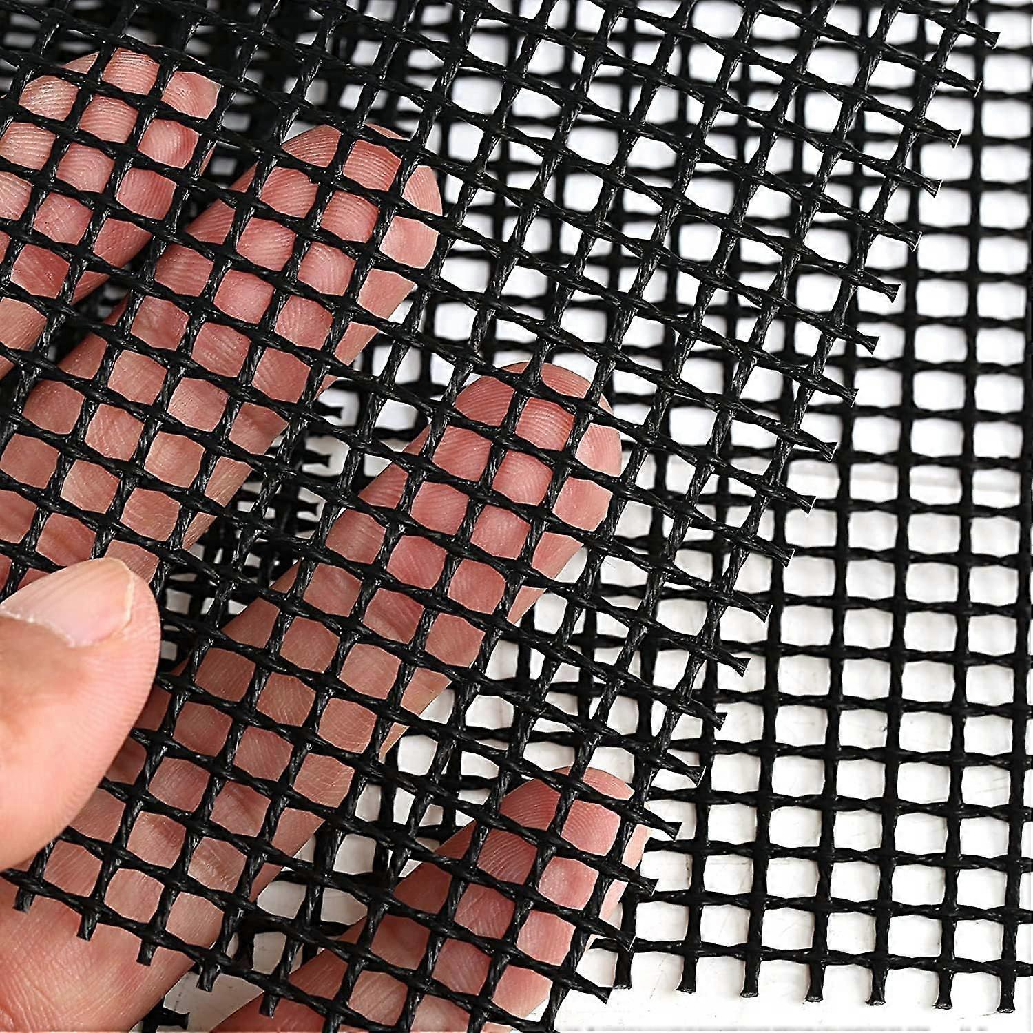 Set of 4 Pieces Barbecue Grid, Barbecue Net Reusable and Cuttable ...