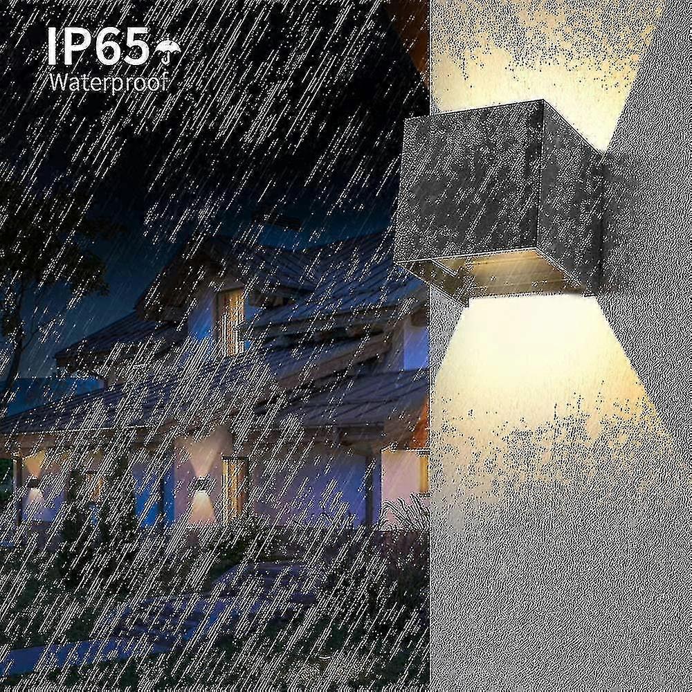 8 Pack Led Indoor/outdoor Wall Light 12w Led Wall Lights 3000k Outdoor ...