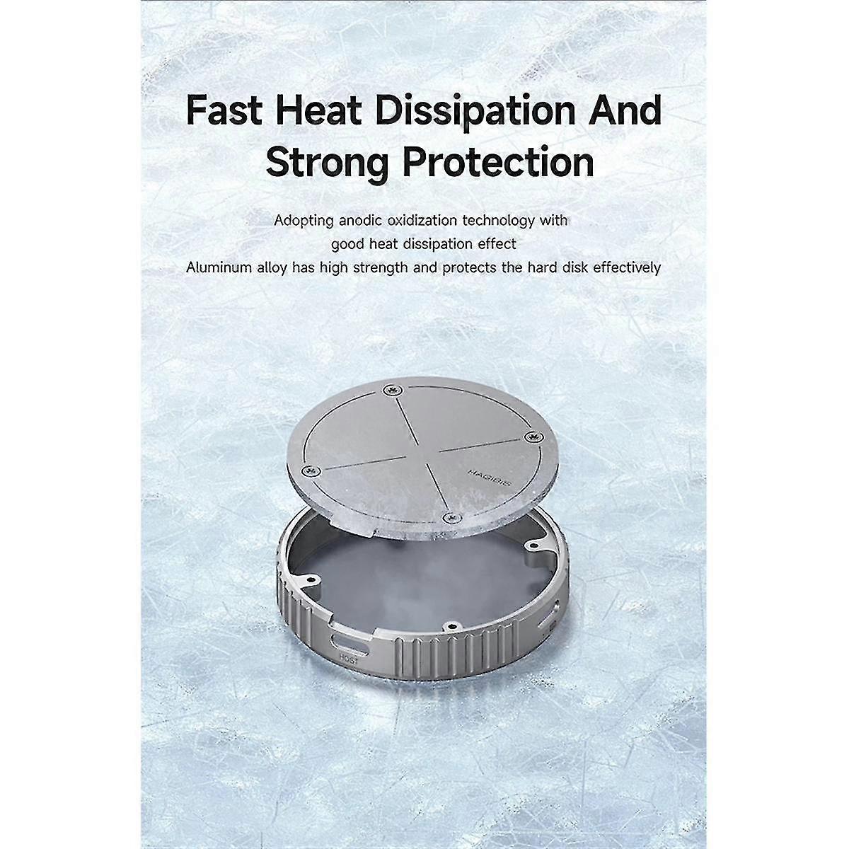 Magnetic M.2 2230 NVMe SSD Enclosure SSD Case USB C 3.2 Gen2 to NVMe ...