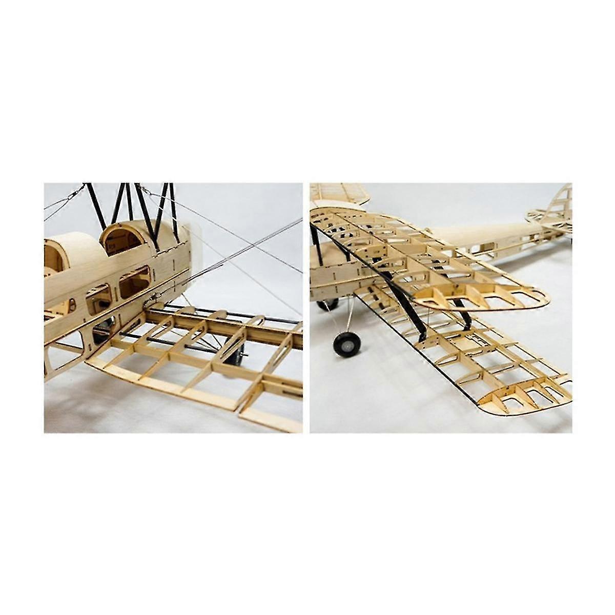 Rc Airplanes Model Scale 980mm Mini Wood Building Kit Diy Electric ...