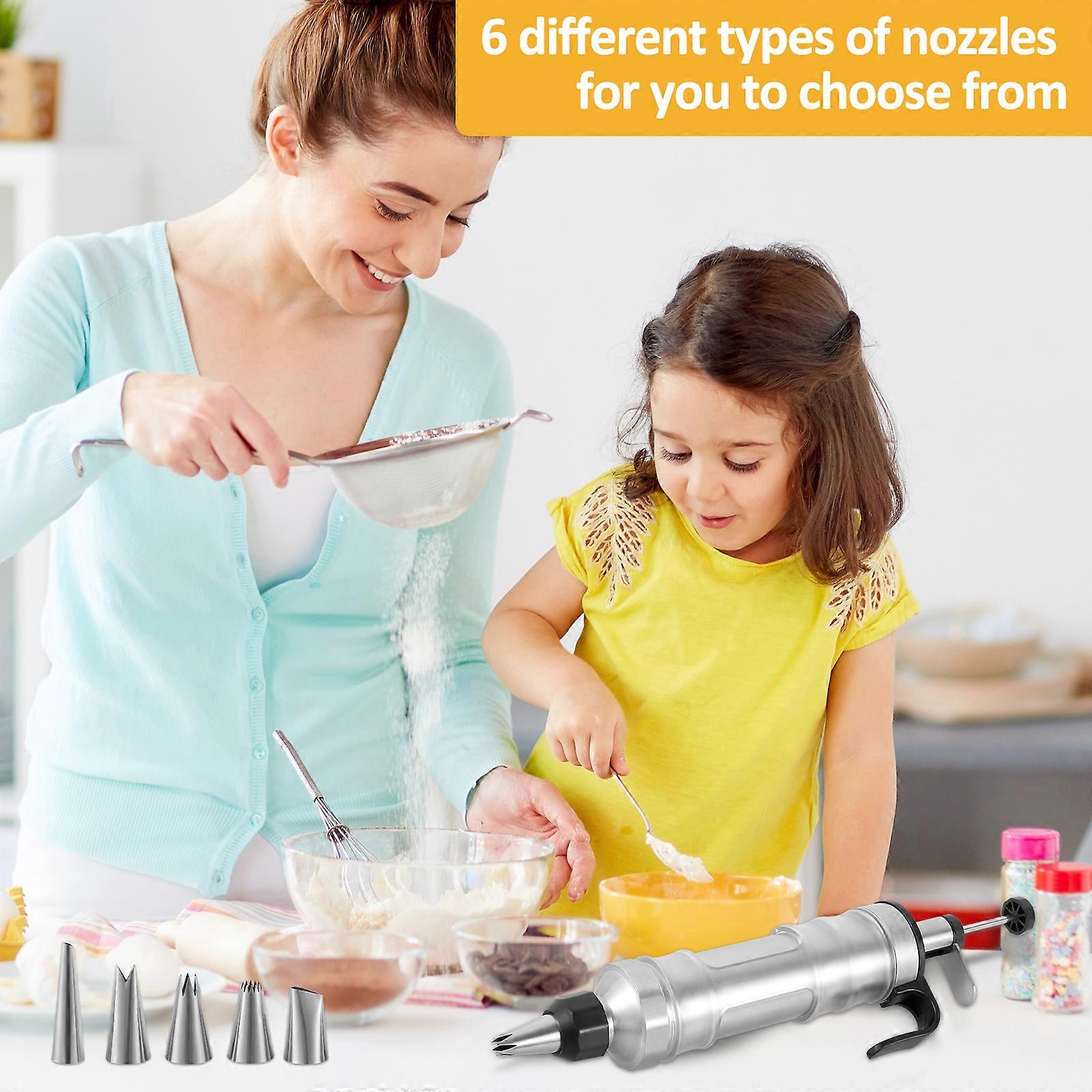 Cake Decorating Piping Syringe Set DIY Cupcake Frosting Piping Kit with ...