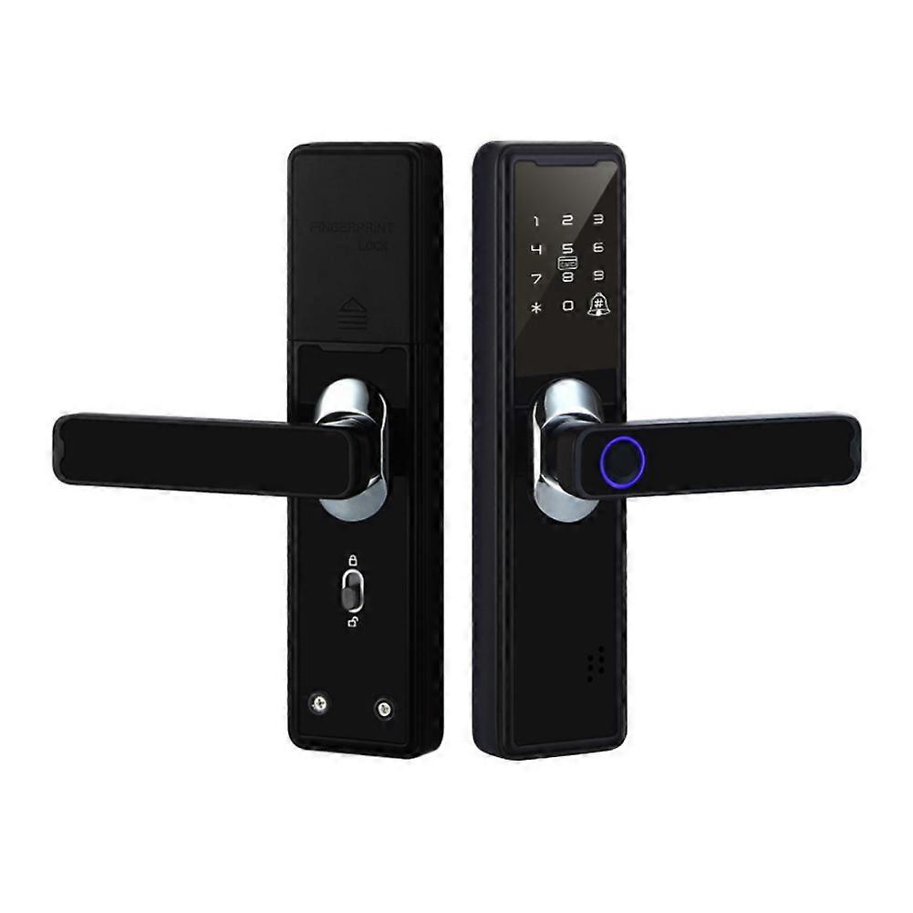 Tuya Wifi Electronic Smart Door Lock With Biometric Fingerprint / Smart ...