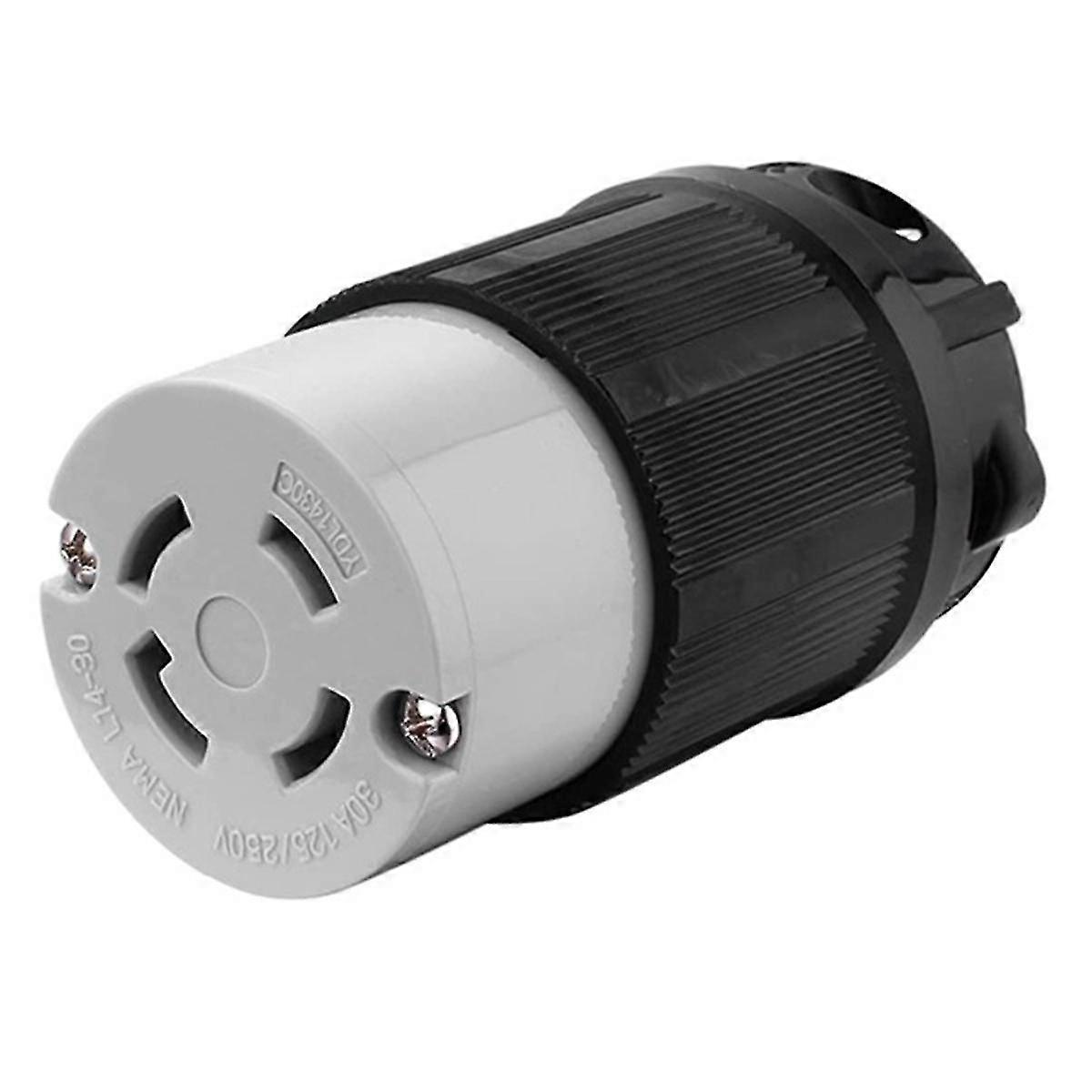 L14-30r 30 Amps 125v 4-pin Generator Twist Locking Plug Connector ...