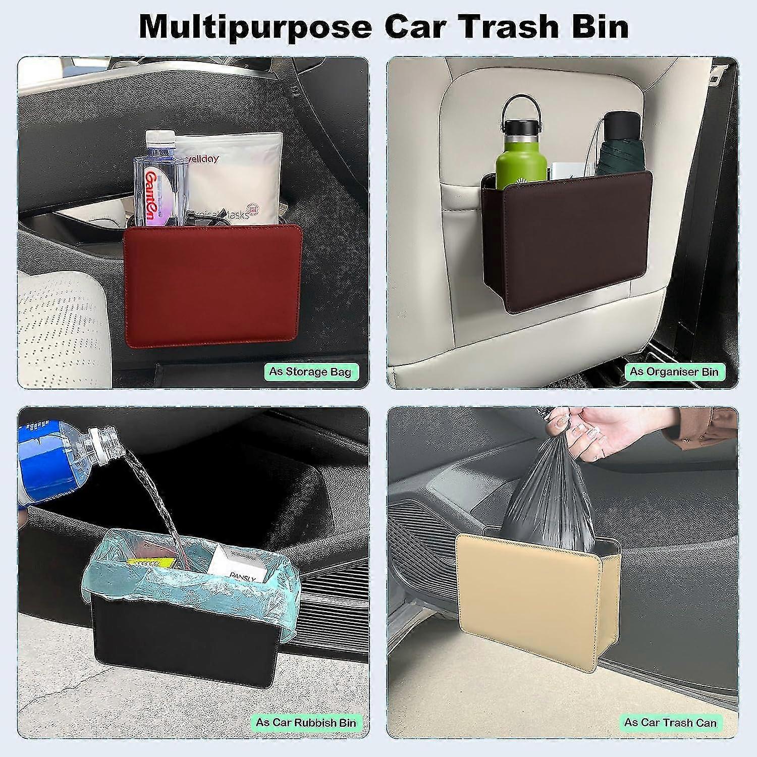 Car Bin, Car Trash Can, Car Bins For Front Of Car, Foldable Car Rubbish ...