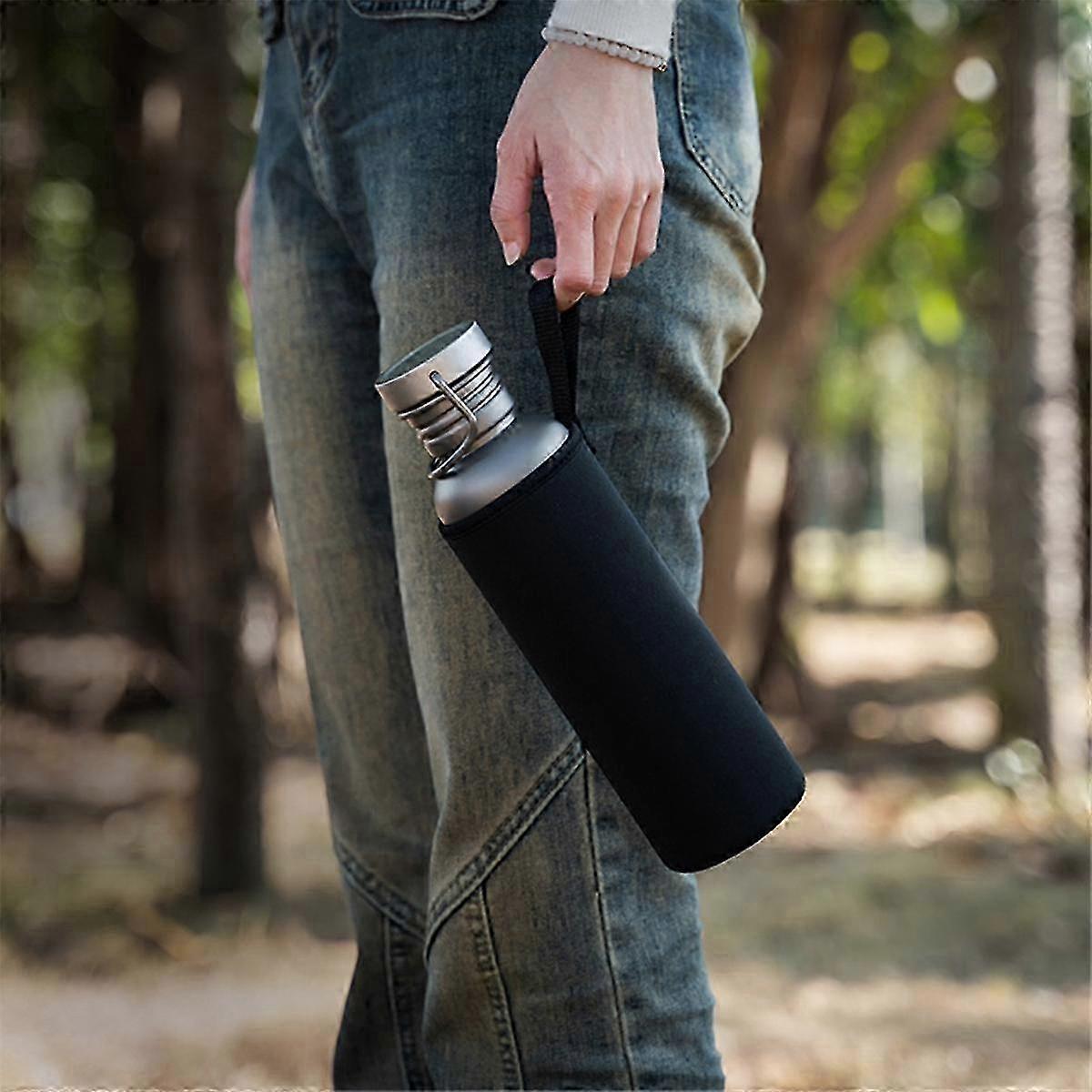 750ml Titanium Water Bottle Outdoor Camping Supplies Tourism Sports ...