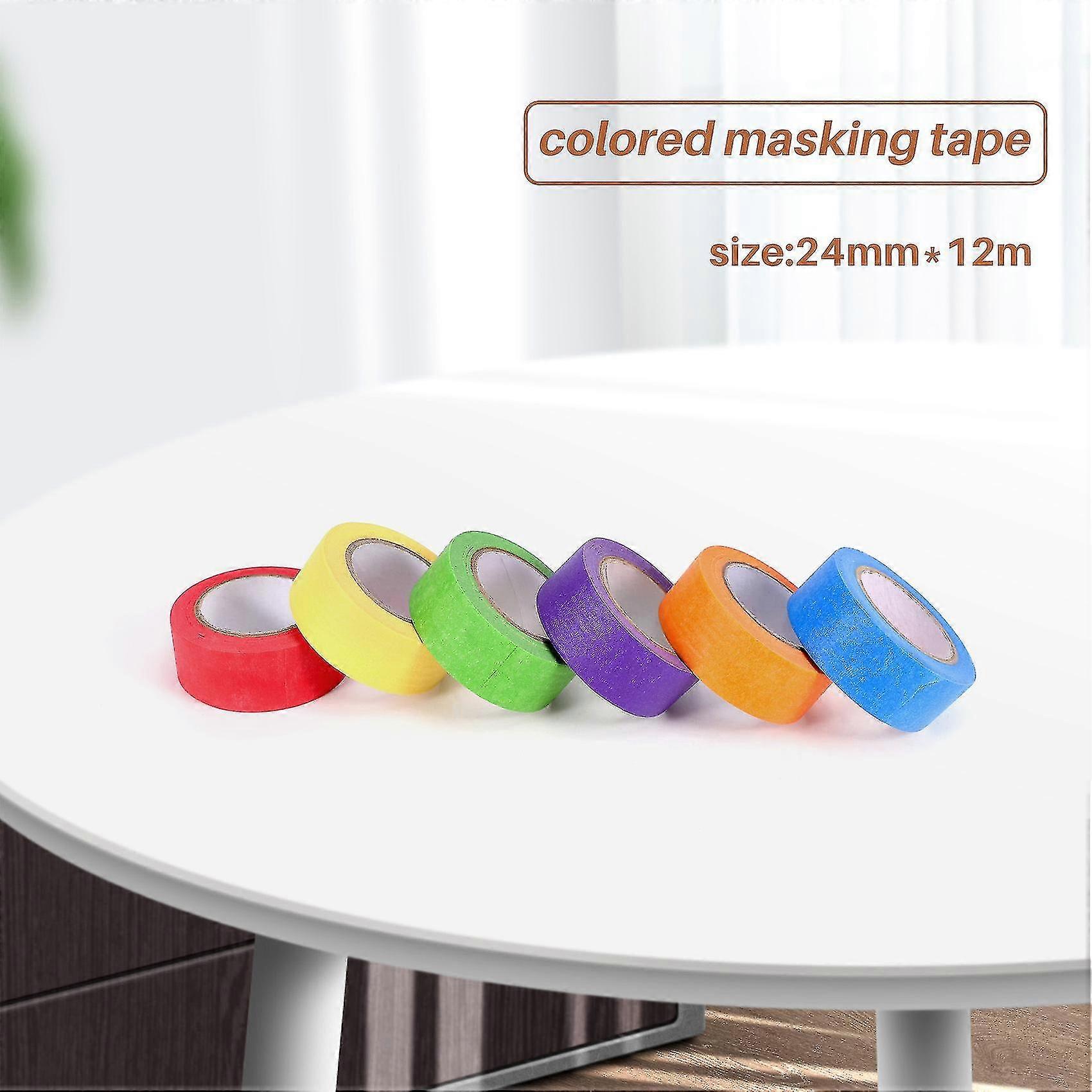 Colored Masking Tape,colored Painters Tape For Arts And Crafts ...