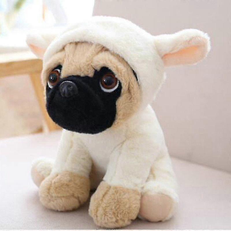 Large Plush Toys 20cm Pug Dog In 7 Costumes Cuddly Soft Toy Teddy Plush ...