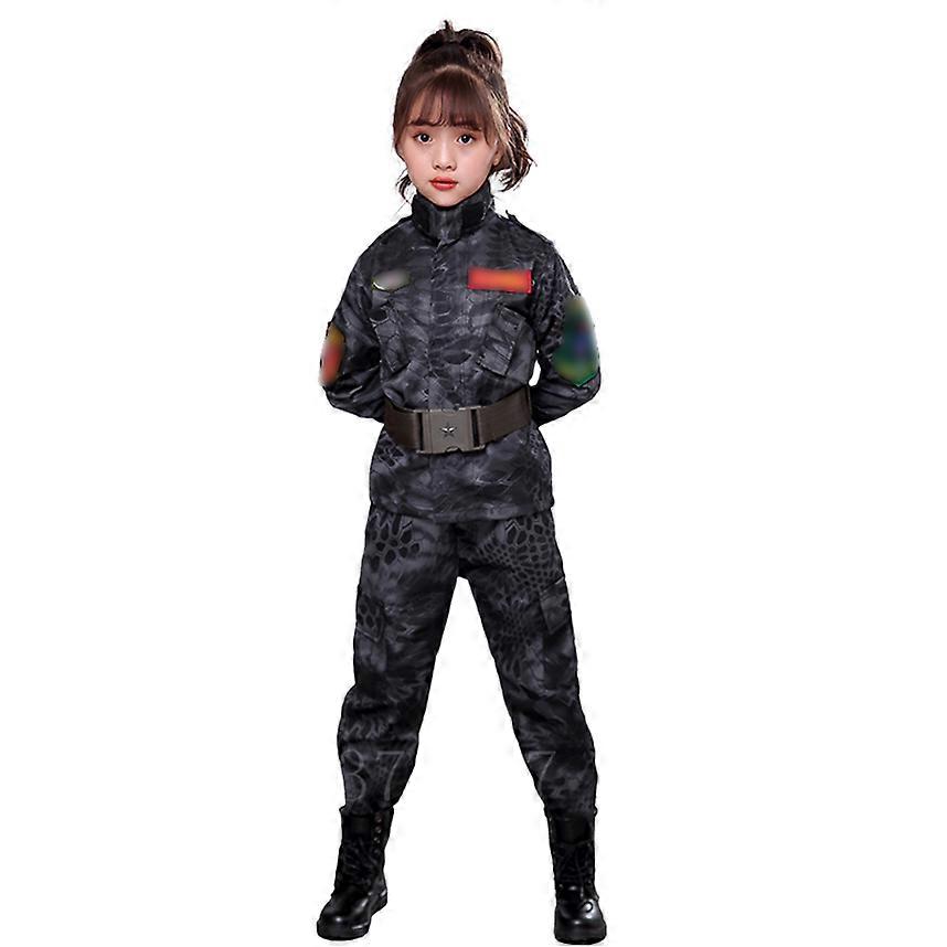 Children Military Tactical Unifroms Outdoor Combat CP Camouflage Army ...