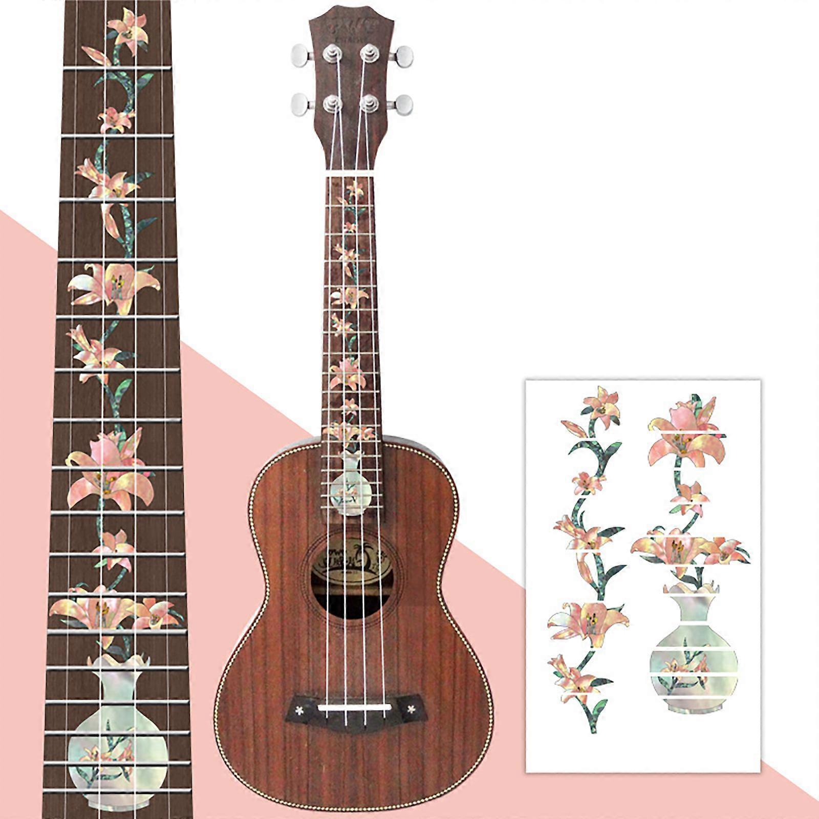 23inch Ukulele Fretboard Sticker Decoration Ukulele Fretboard Note ...