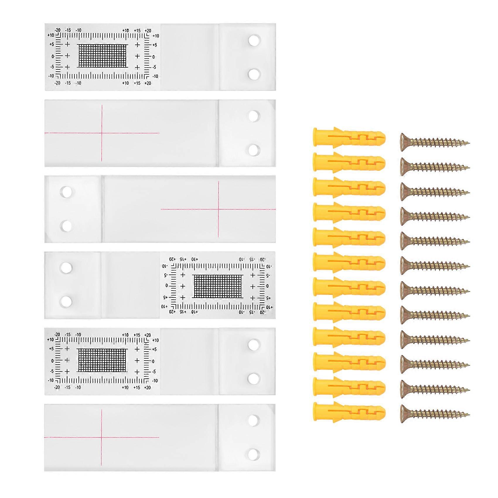 Crack Monitoring Record, 3Pcs Crack Measurement Tool, Crack Width Gauge ...