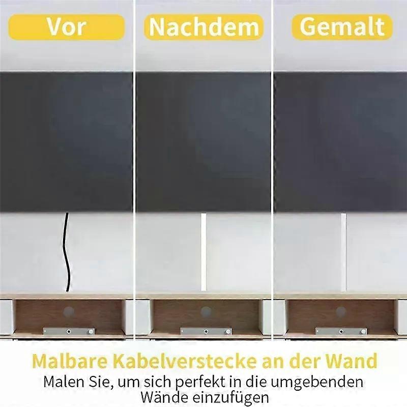 4M Electrical Cable Trunking Cable Concealer on Wall for One Cord ...