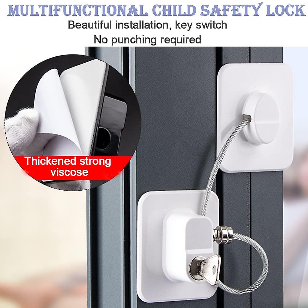 Fridge Lock For Kids,child Safety Locks,fridge Door Lock,cabinet Window ...
