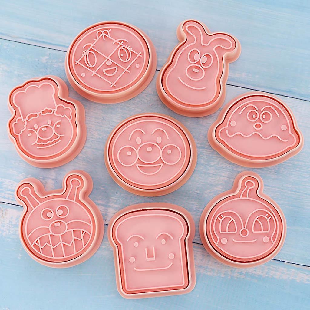 Biscuit Molds Cartoon Anpanman Shape 3d Fondant Biscuit Press Moulds ...