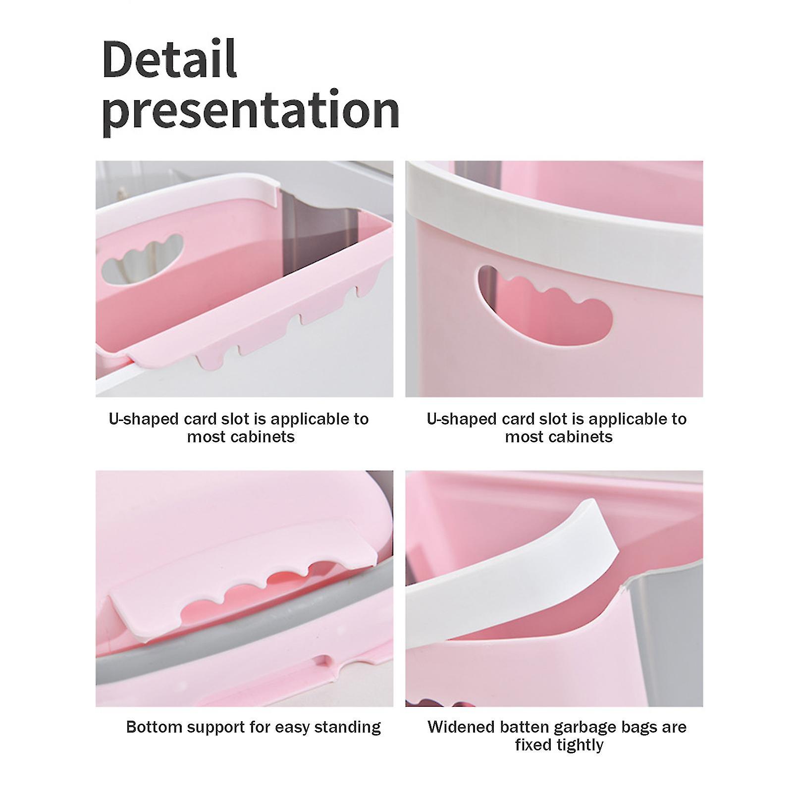 Plastic Hanging Waste Container Recycling Garbage Basket For Household ...