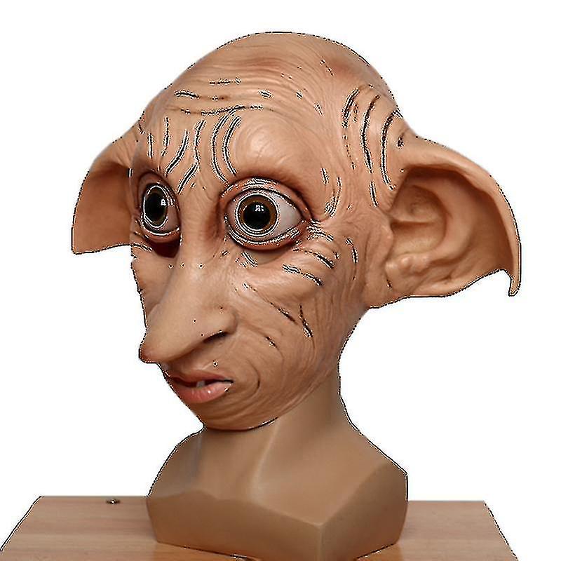 Cosplay Dobby Elfin Latex Mask Animal Style Halloween Carnival Costume ...
