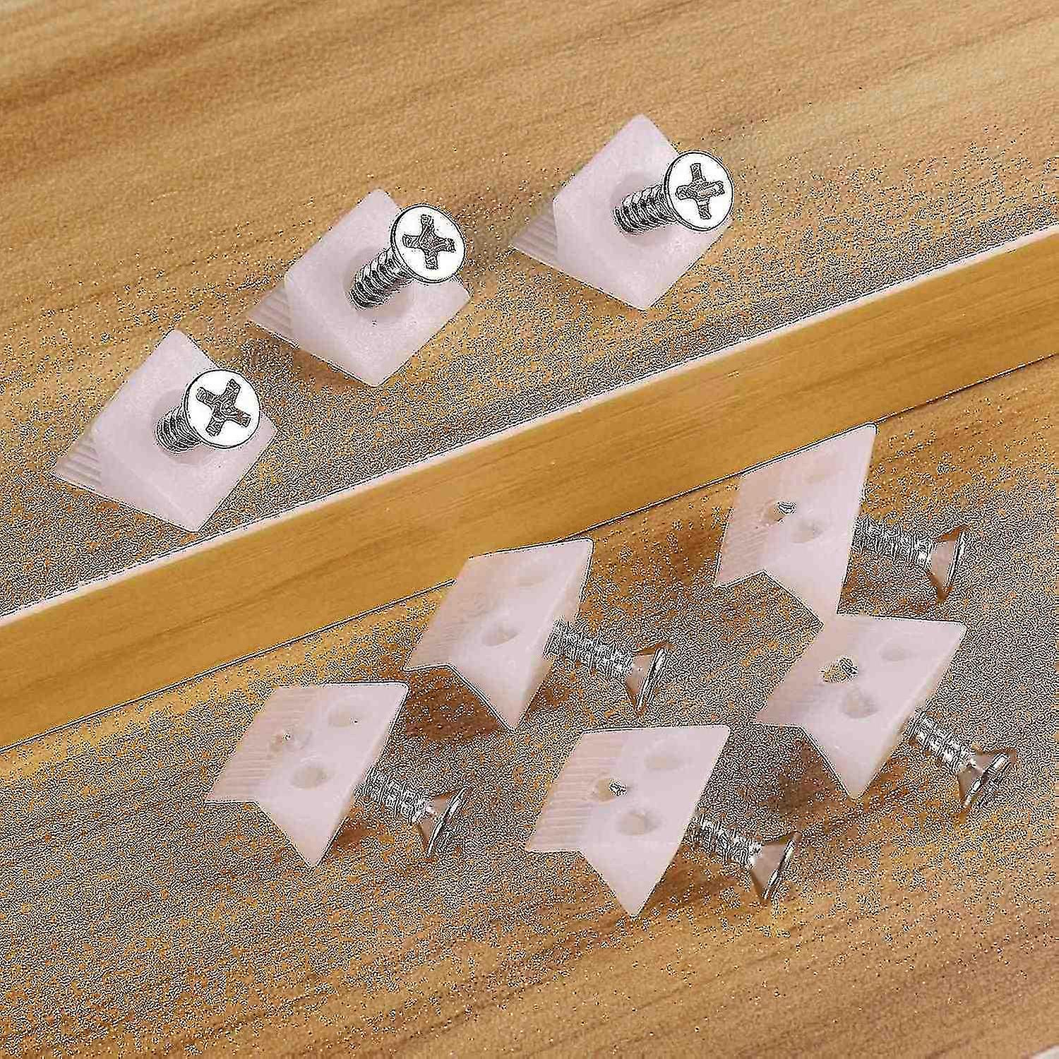 Plastic Drawer Back Supports, Drawer Repair Kit With Screws, Furniture ...