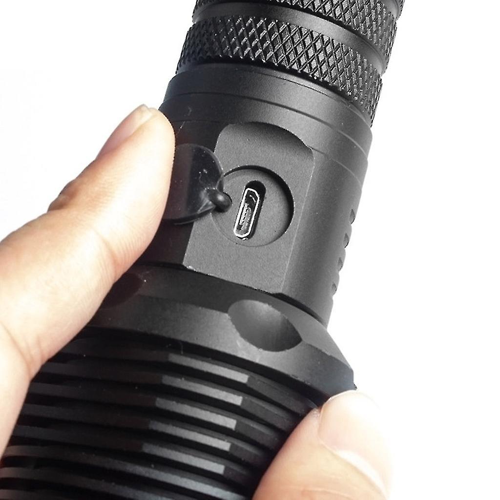 Telescopic Zoom Led Flashlight 2000 Lumens 3 Modes Usb Rechargeable ...