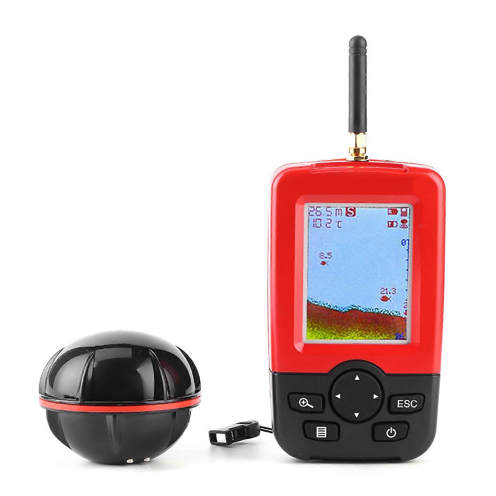 Wireless Sonar Sensor Fish Finder - 2148ft Depth, 100m Range - Ideal ...