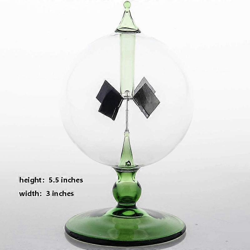 Green Solar Radiometer Crookes Solar Energy Spinning Vanes Windmill ...