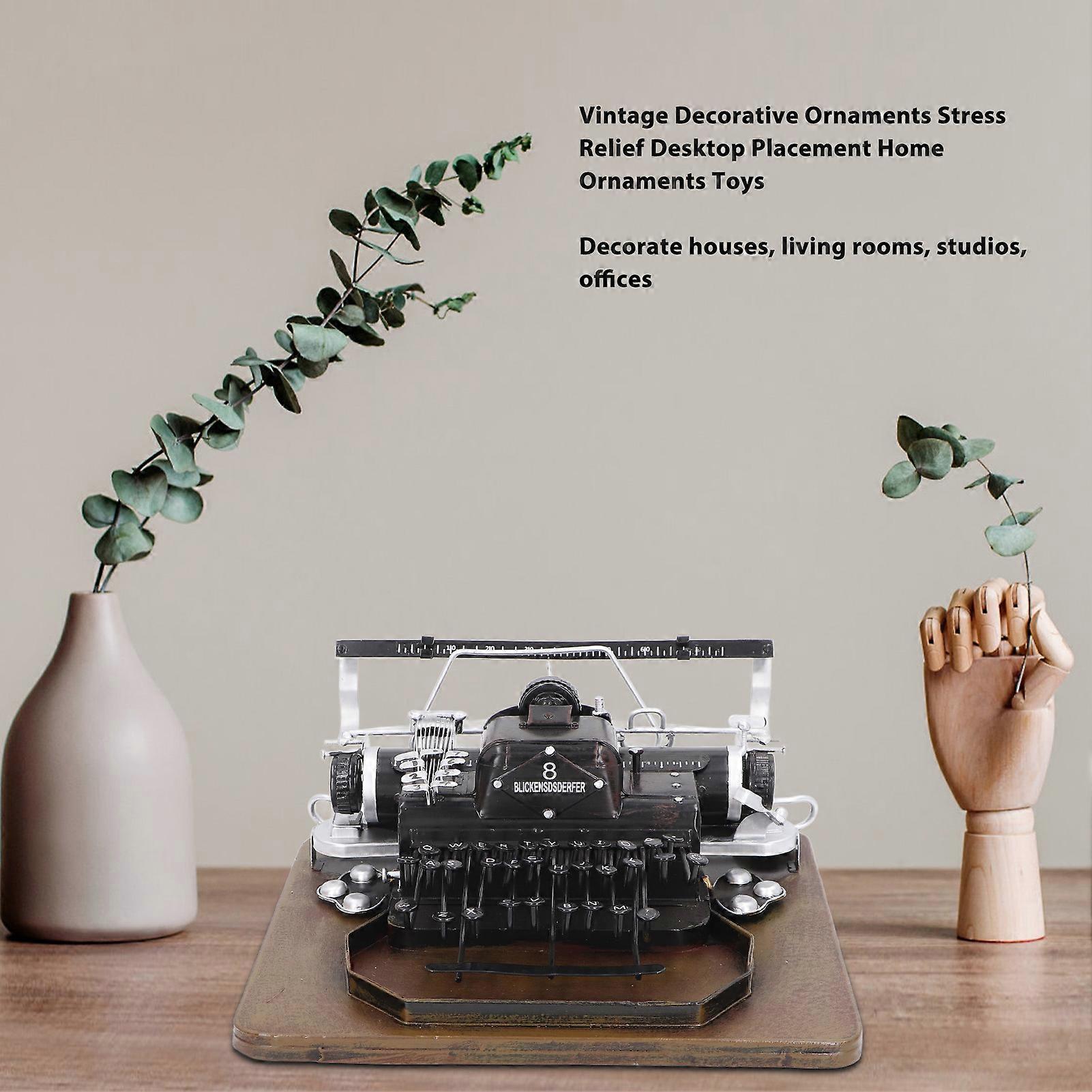 Vintage Typewriter Model Decompression Decorative Stylish Antique ...
