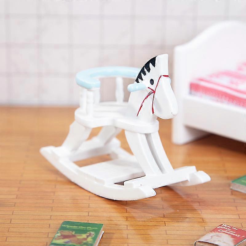 1 Pcs Kids Rocking Horse Simulation Furniture Mini Rocking Horse Toy ...