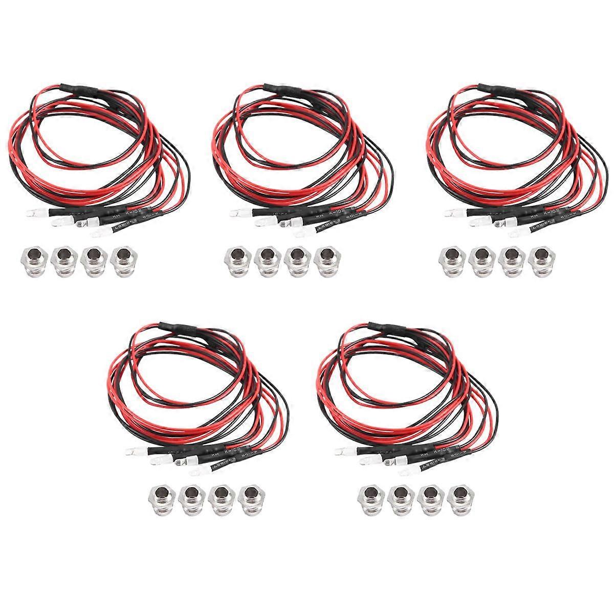 4 3mm RC LED Light Kit for 1/10 RC Car Truck Crawler RC Model Drift Car ...