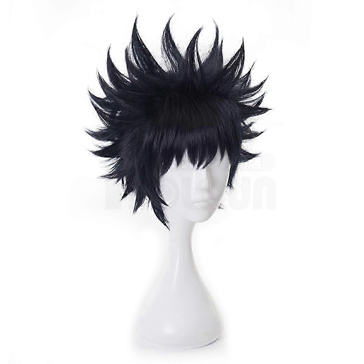 Jujutsu JJK Anime Fushiguro Megumi Cosplay Wig Rose Net Synthetic Fiber ...