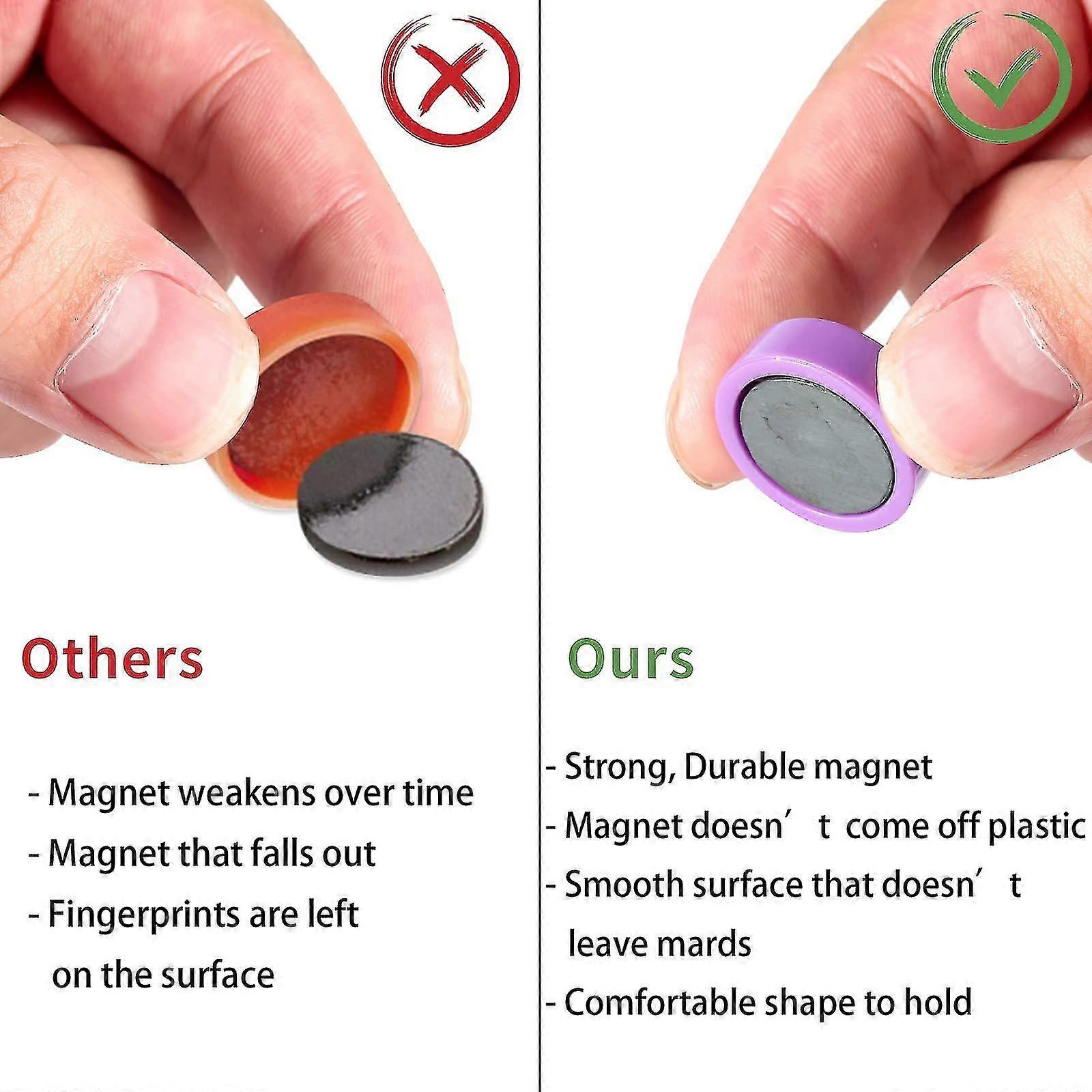 40 Pack Fridge Magnet Magnetic Fridge Magnet, Strong Magnet, Small ...