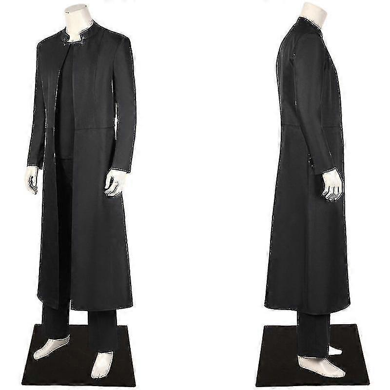 Caraele Matrix: The Matrix Reboots The Cosplay Neo Trench Coat Costume ...