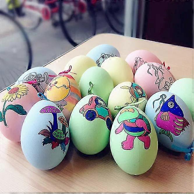 Children's Creative Graffiti Diy Egg Hand-painted Simulation Egg Toys A ...