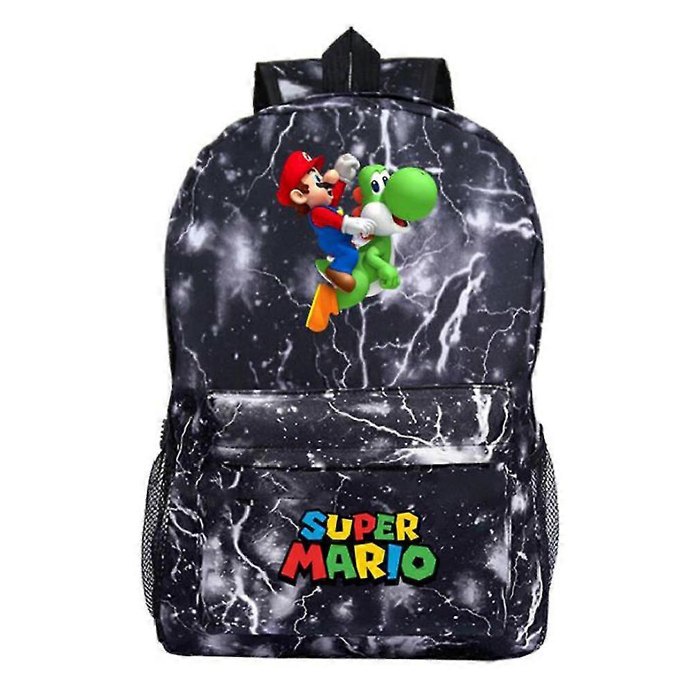 Children's Super Mario Galaxy Backpack Kids Boys Girls Elementary ...