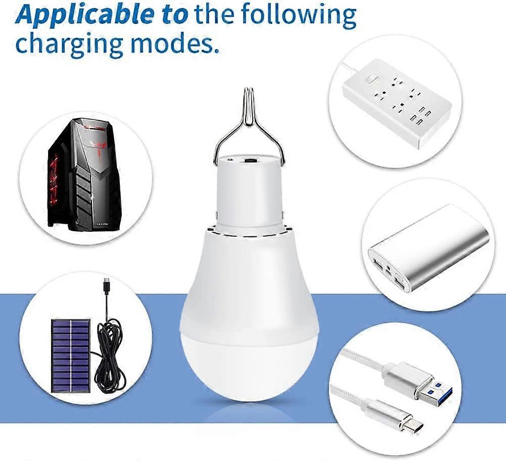 Portable LED Light USB Rechargeable, led rechargeable light bulb outdoor lighting solar usb ...