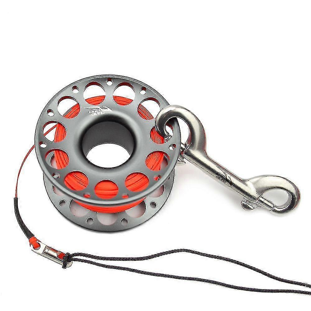15M/30M Scuba Diving Aluminum Alloy Spool Finger Reel with Stainless ...