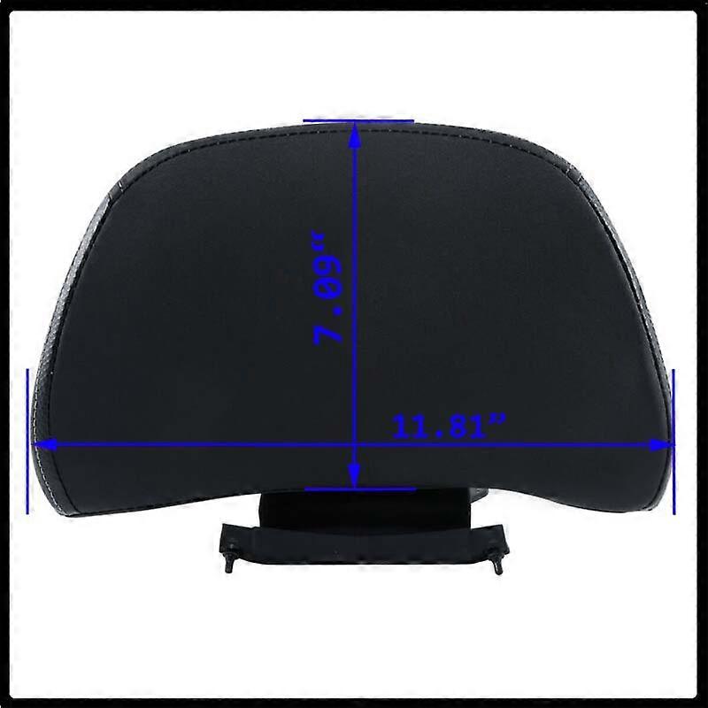 Motorcycle Motorbike Black Rear Passenger Backrest For Honda Goldwing ...