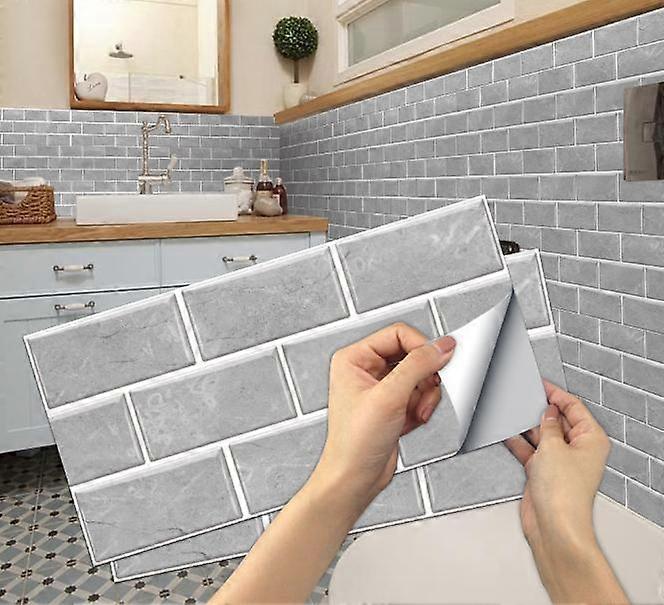 DWW-6 Pieces Kitchen Tile Stickers, Self-Adhesive Tile Sticker ...