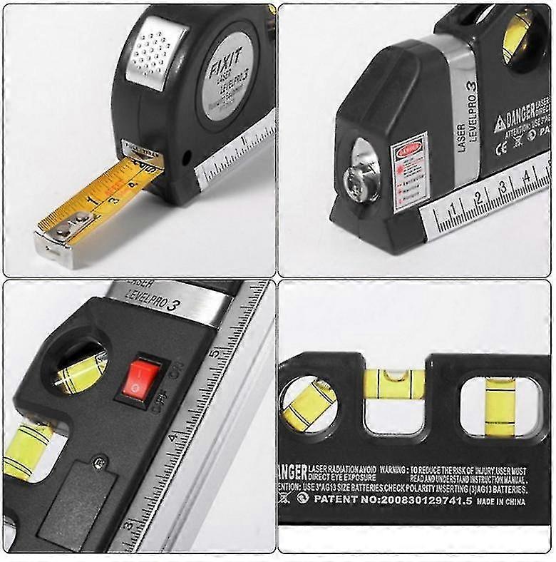 2025 Suitable Laser Level Ruler Spirit Level Line Measurement Tool ...