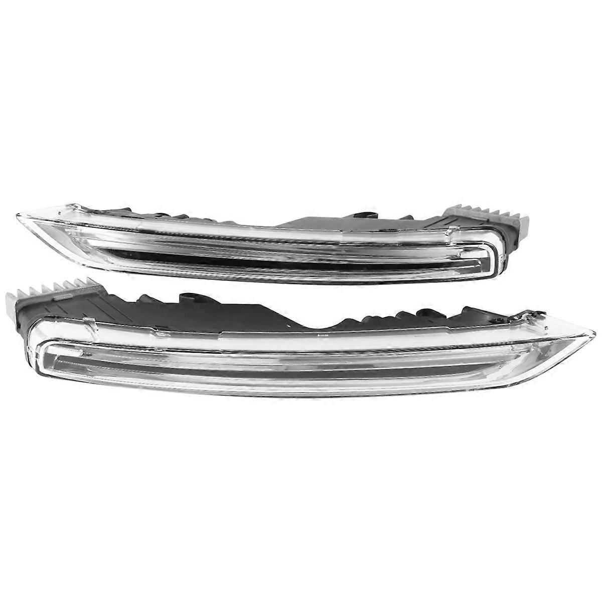 1 Set for Porsche Cayenne 958 2015-2018 Car LED Daytime Running Lights ...