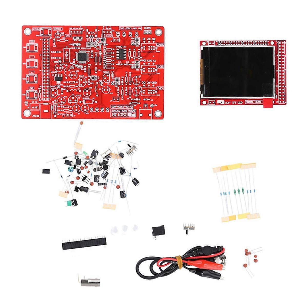 Digital Oscilloscope 2.4inch TFT Digital Oscilloscope Kit DIY Parts ...