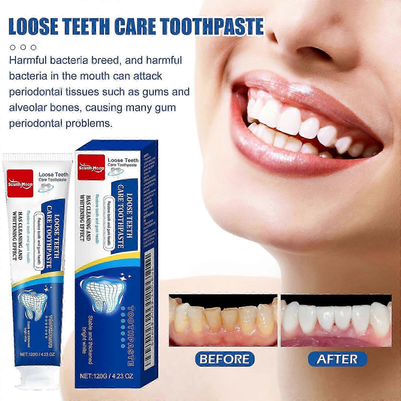 South Moon toothpaste, fresh breath, prevents tooth decay, protects ...