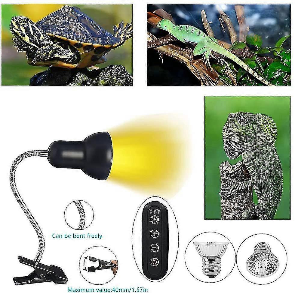 Led Uva Uvb Bulbs, Reptile Lamp Heated Terrestrial Turtle Lamp With ...