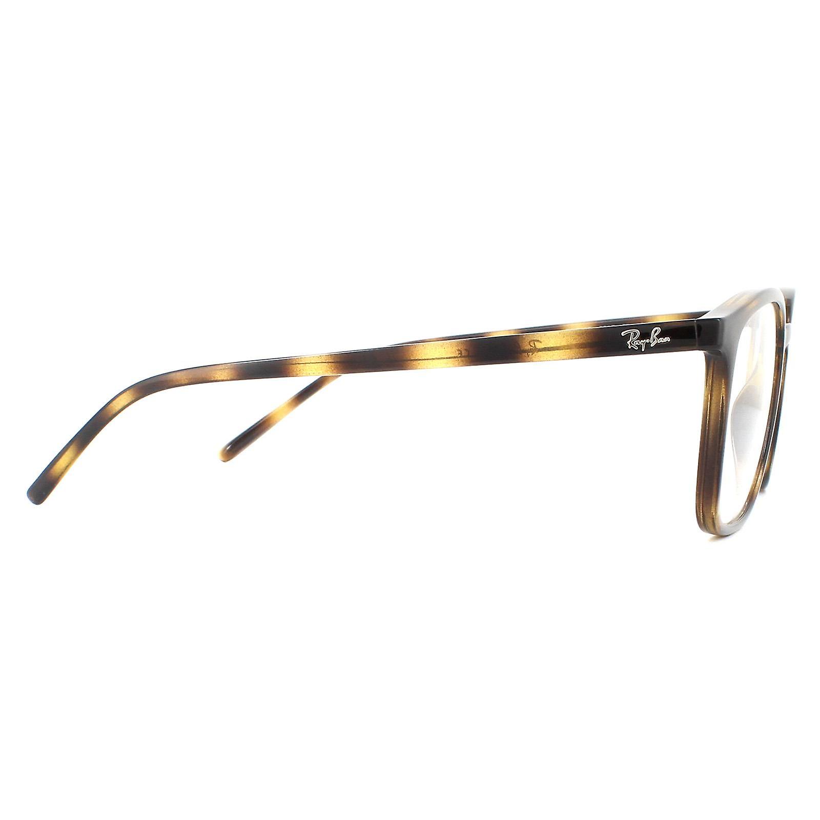 Ray-Ban Glasses Frames RX7185 2012 Havana Men Women | Fruugo UK