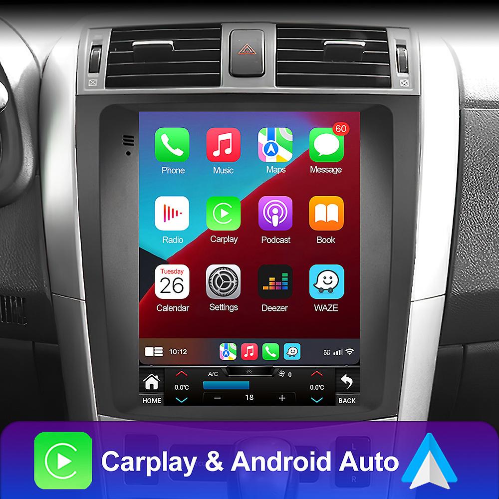 L6pro 2 Din Android 11 Auto Car Radio Multimedia For Toyota Corolla E140/150 2006-2013 Carplay ...
