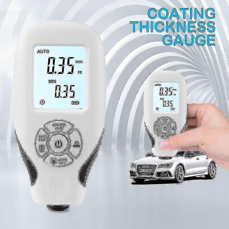 Paint Thickness Tester Car Coating Film Thickness Gauge 0~2000um ...