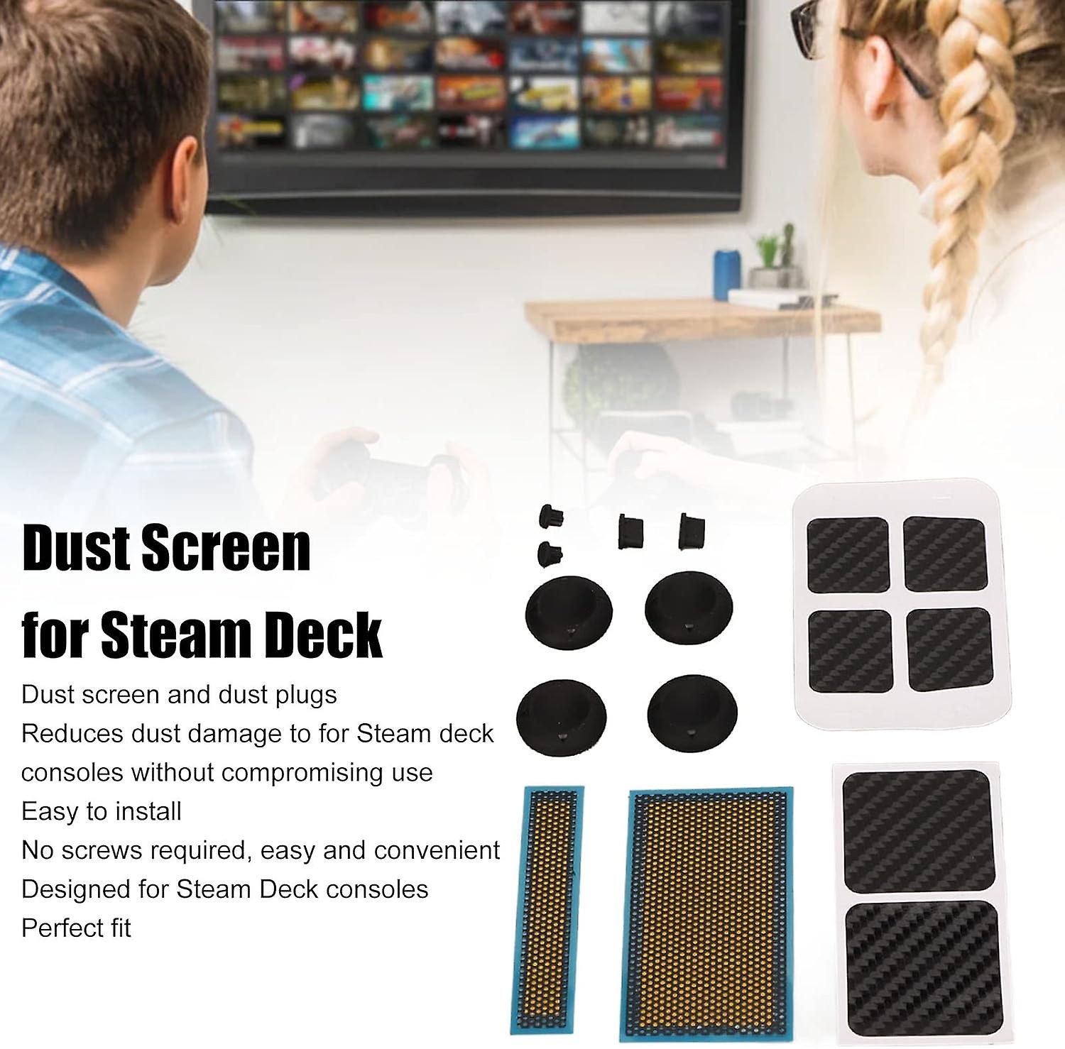 Game Console Protection Kit for Steam Deck, Stickers, Dust Screen, Dust ...